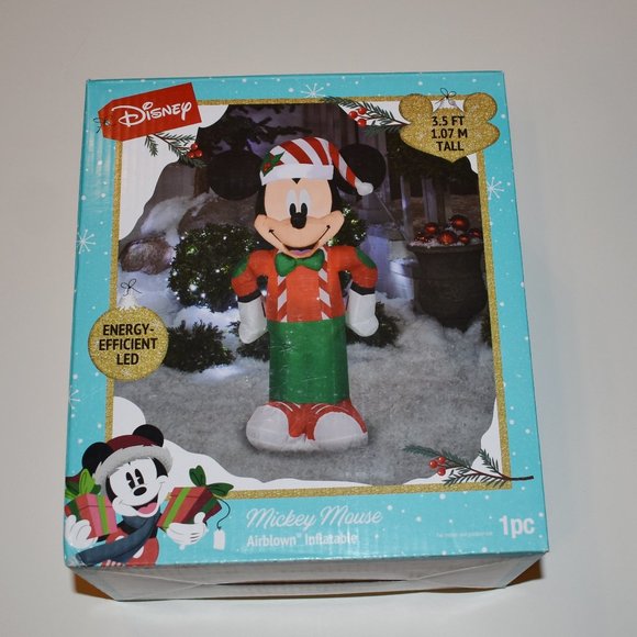 Disney | Holiday | Disney Mickey Mouse Airblown Inflatable Gemmy Yard ...